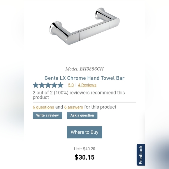 Moen | Bath | Moen Genta Lx Chrome Bathroom 3 Piece Set | Poshmark